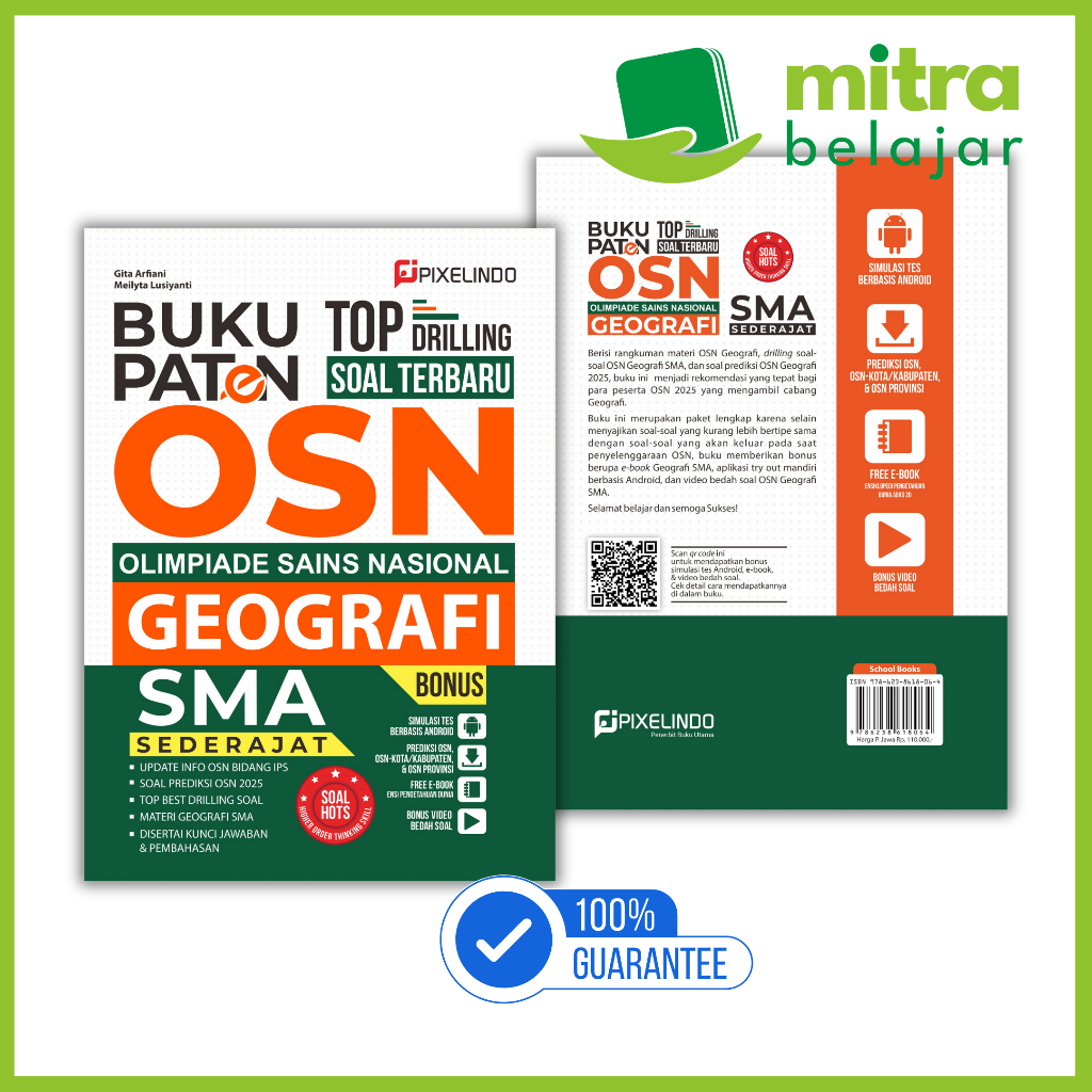 Jual Buku Paten Top Drilling Soal Terbaru OSN Geografi SMA Sederajat | Shopee Indonesia