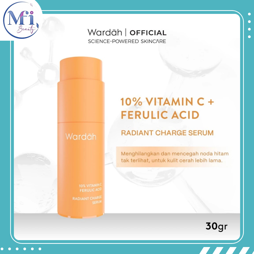 Jual MFI - Wardah 10% Vitamin C Ferulic Acid Radiant Charge Serum Netto ...