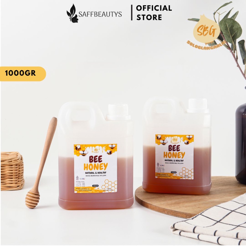 Jual Bee Honey - Madu Asli Multi Flora Original Murni 1kg HALAL ...