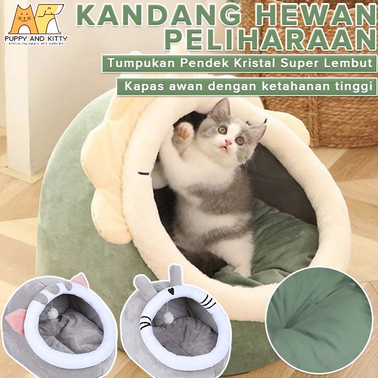 Jual Hadir Baru Tidur Kucing Anjing Tempat Rumah Bed Sarang Hewan ...