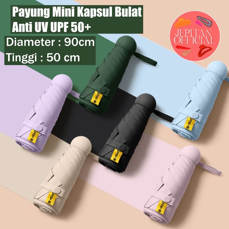 Jual Payung Lipat Mini Anti UV Payung Mini Kapsul Umbrella Mini ...