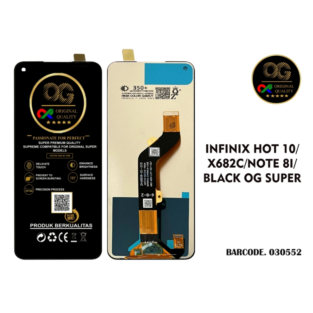 Jual ( OG SUPER ) LCD INFINIX HOT 10 / X682 / NOTE 8i / X683 FULLSET ...