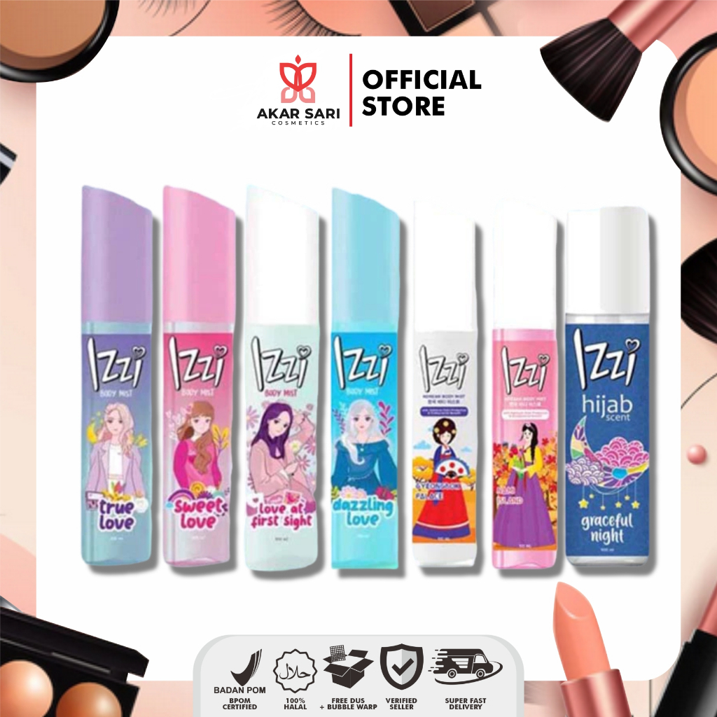 Jual IZZI BODY MIST - 60ml | 100ml | Shopee Indonesia