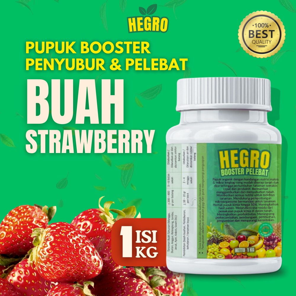 Jual Pupuk Boster Pelebat Untuk Tanaman Buah Strawberry Penyubur Perangsang Tumbuh Akar daun ...