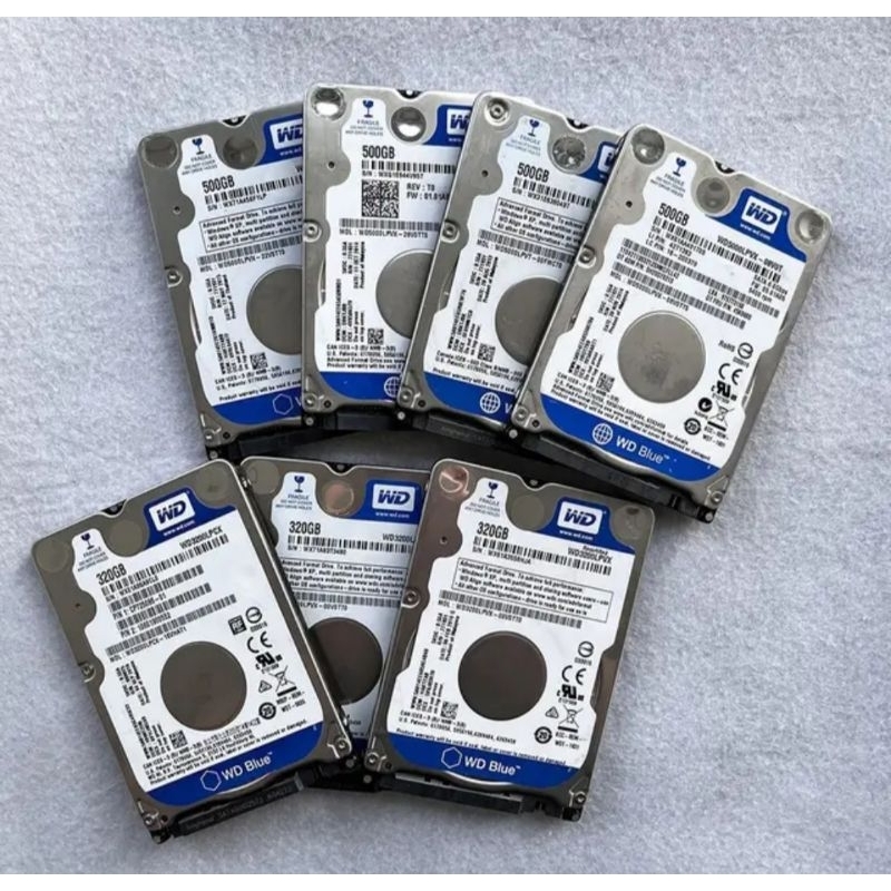 Jual Hardisk Hdd Laptop 500GB WD Blue Sata 2,5 Inchi Sentinel 100% Hdd ...