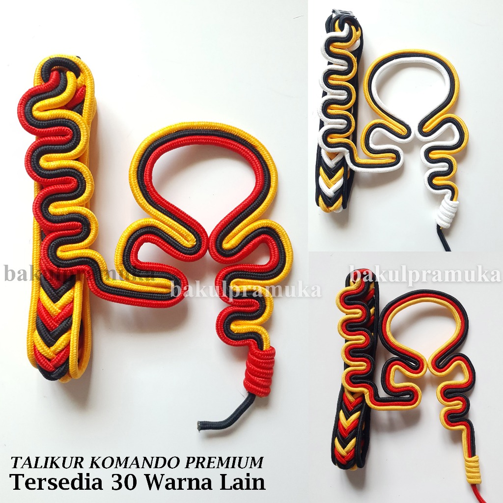 Jual Tali Komando Talikoor Talikur Pramuka Variasi Koor TNI POLRI ...