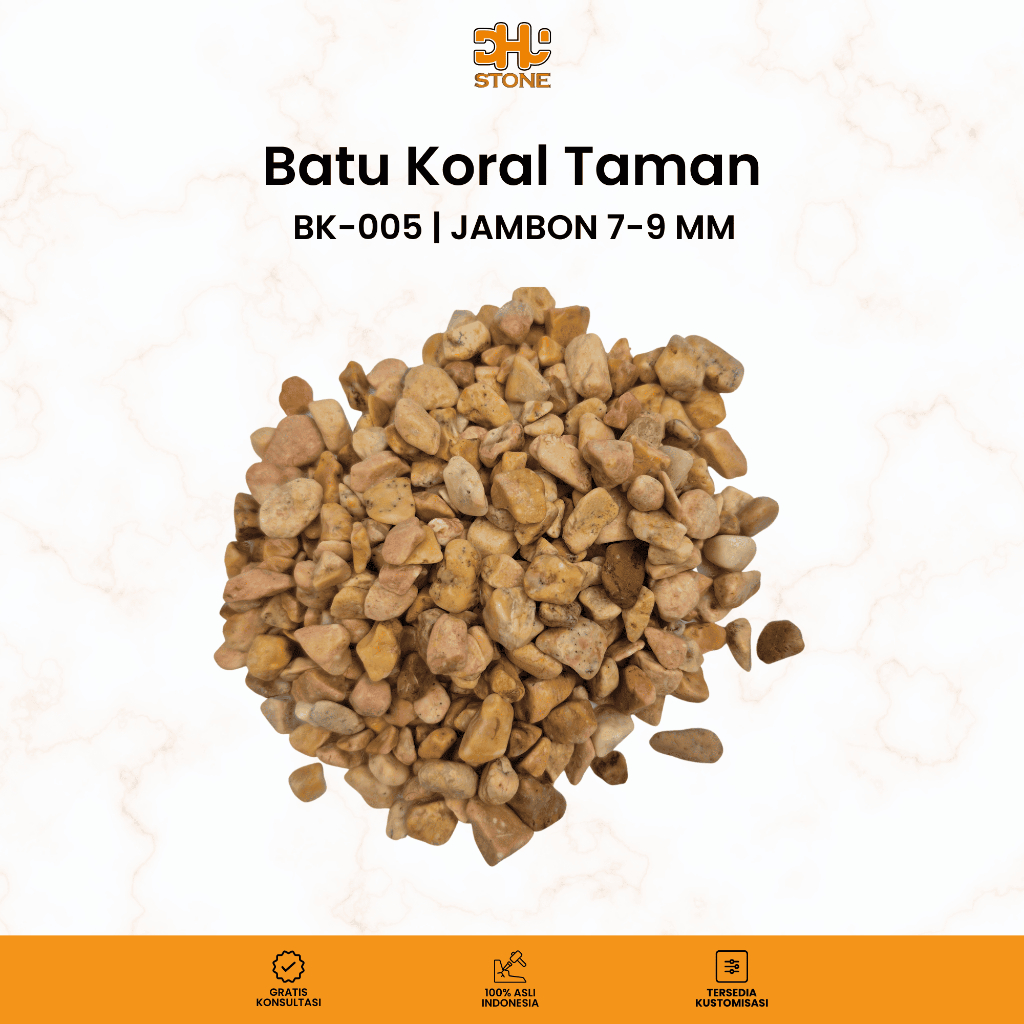 Jual Batu Koral Taman | Batu Alam Taman | Batu Hias Taman BK-005 1kg | Shopee Indonesia