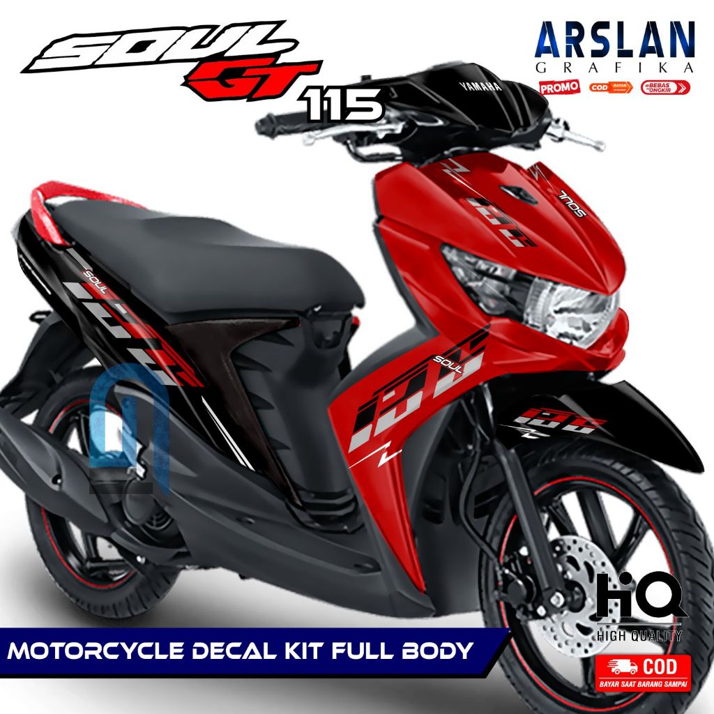 Jual Stiker Soul GT 115 Full Body Decal Soul GT 115 Full Body Dekal ...