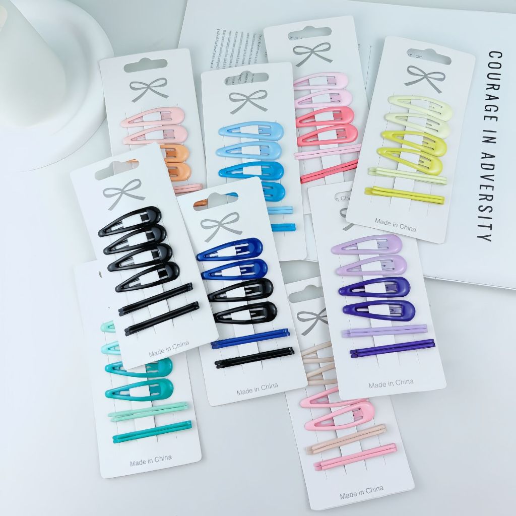 Jual JEPIT RAMBUT KLIP GLOSSY 8PCS AAK/AAH / Fashion Jepit Korea Hair ...