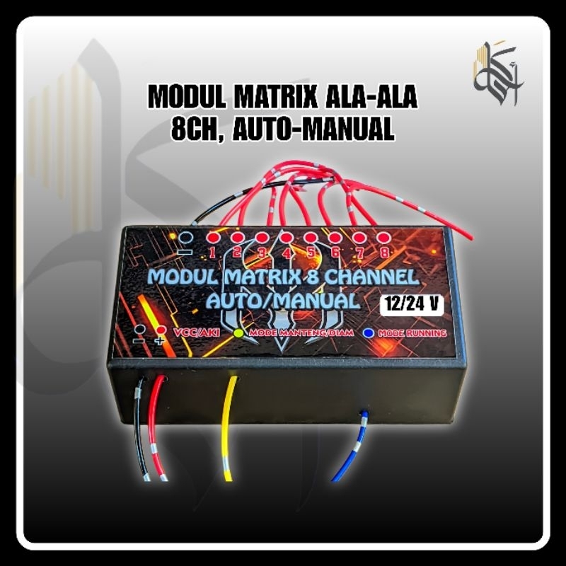 Jual Modul Lampu Matrix Ala-Ala 4-8 CH Auto Dan Manual 12/24 Volt ...