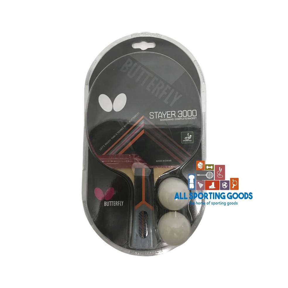 Jual Penjualan Terbanyak Bat Pingpong Tenis Meja Butterfly Stayer 3 PROMO HARGA MURAH | Shopee ...
