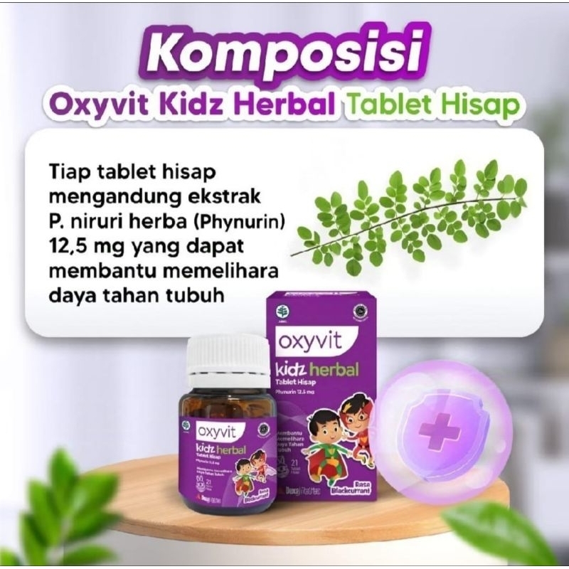 Jual Oxyvit kids herbal tablet hisap anak menjaga daya tahan tubuh anak ...