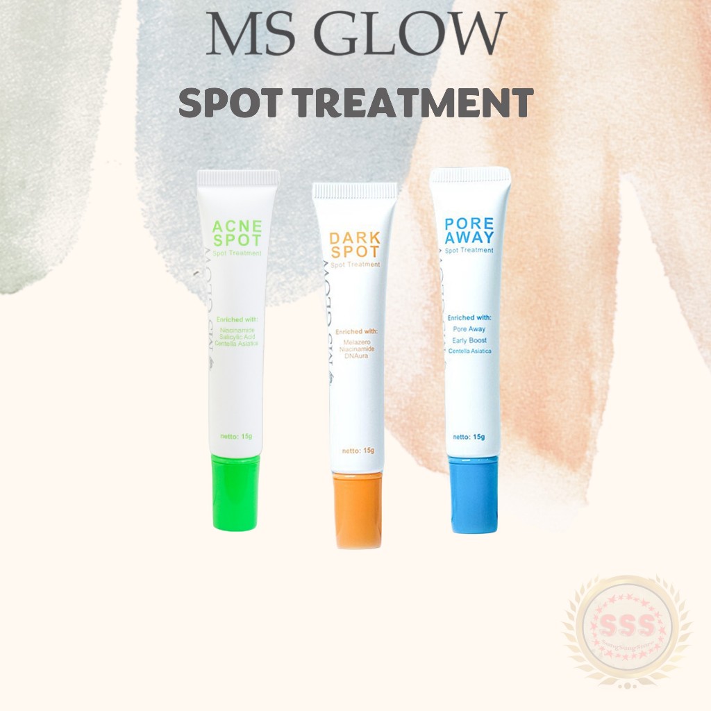 Jual MS GLOW Spot Treatment Series Dark Spot / Pore Away / Acne Spot ...
