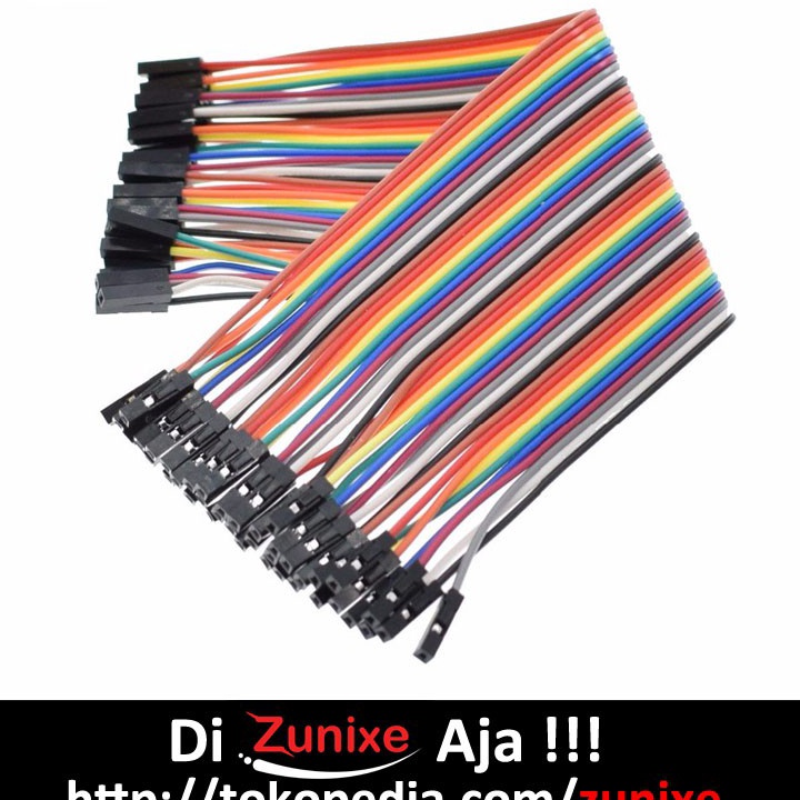 Jual KABEL JUMPER DUPONT 2CM 1 BUAH FEMALE FEMALE ARDUINO UNO MEGA ...