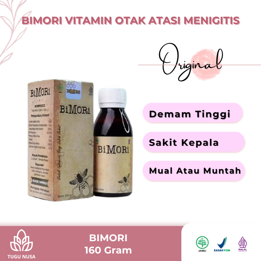 Jual Bimori Vitamin Otak Atasi Meningitis Sakit Kepala Tiba Tiba Obat ...