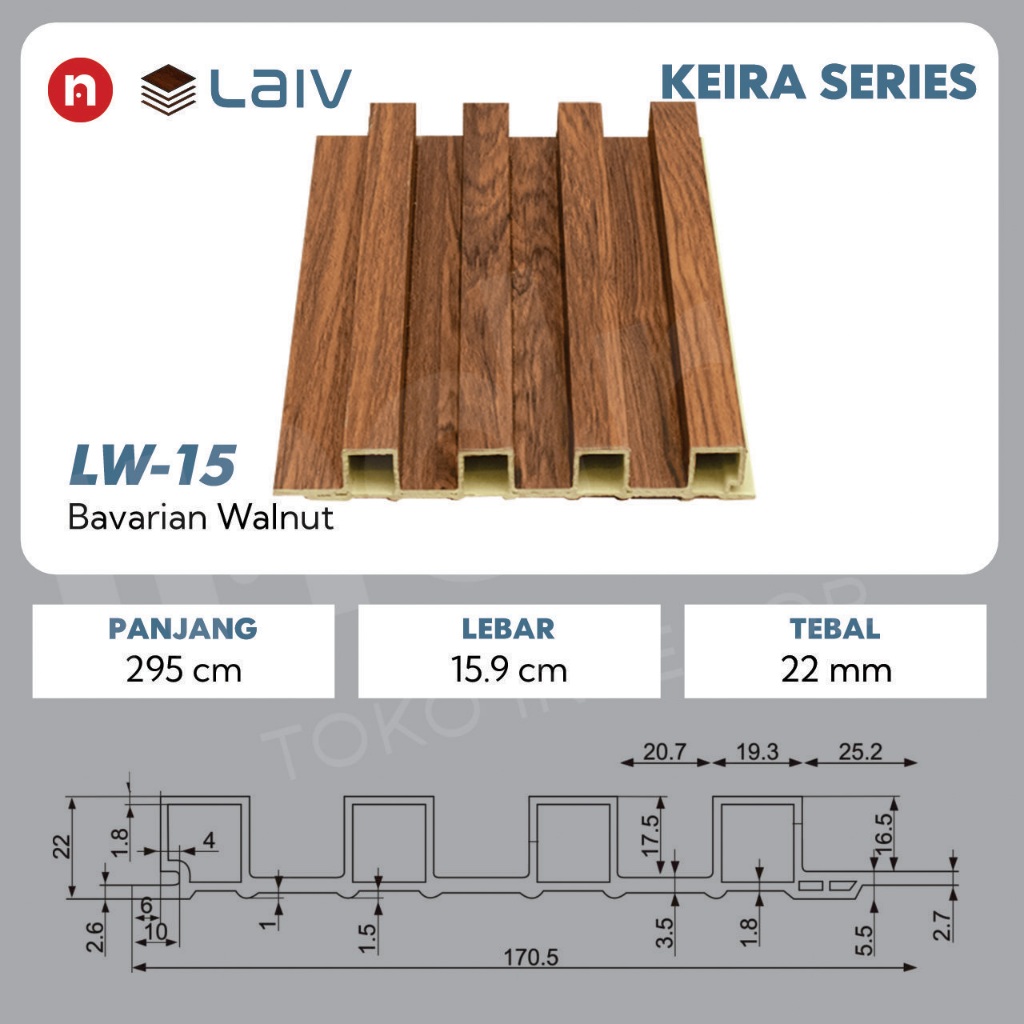 Jual LAIV WALLPANEL KEIRA SERIES LW 15 | Shopee Indonesia
