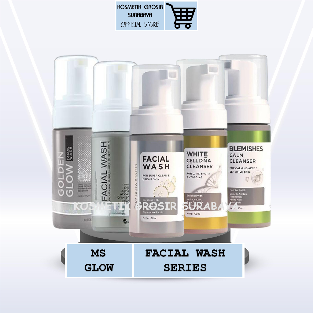 Jual MS Glow Sabun Wajah / Facial Wash (Beauty / Golden Glow / White ...