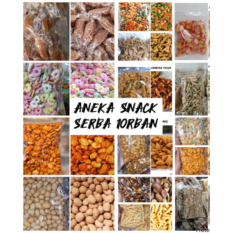 Jual ANEKA SNACK SERBA 10rb.AN (CEBAN) | Shopee Indonesia