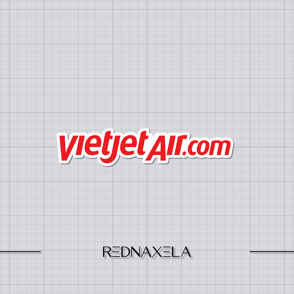 Jual Stiker Vinyl VietJet Airlines Stiker Koper Travel Die Cut Sticker ...