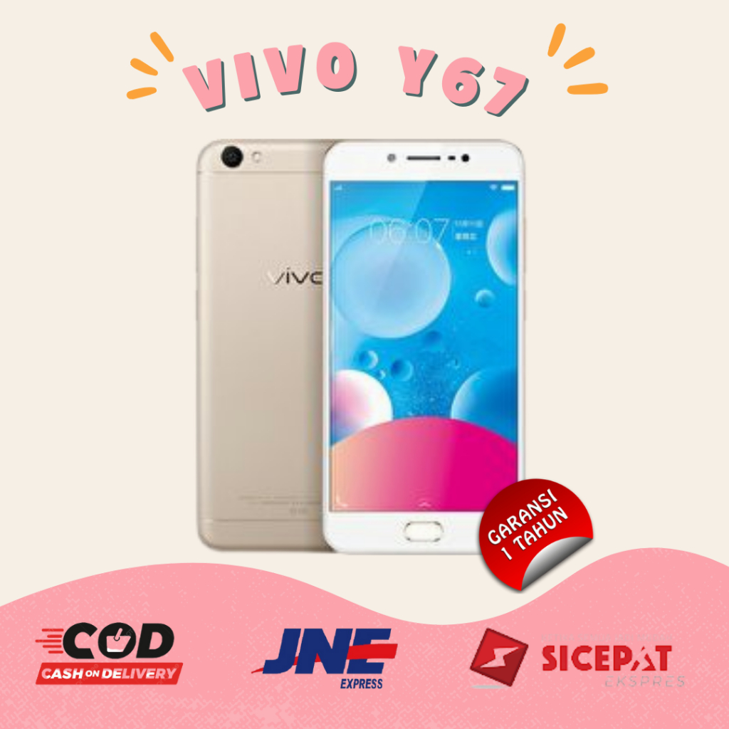 Jual VIVO Y67 6/128GB SEGEL GARANSI 1 TAHUN BISA COD | Shopee Indonesia