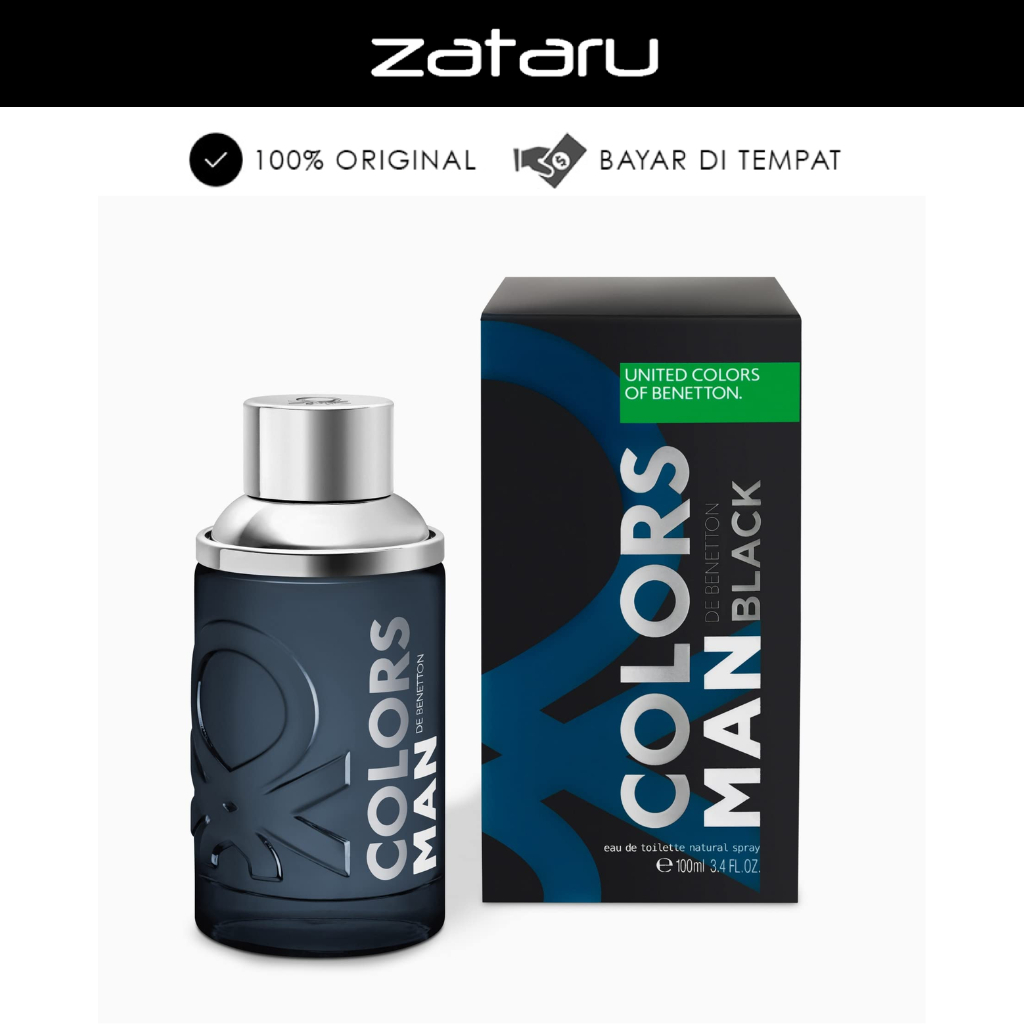 Jual Benetton Colors Man Black Man EDT - 100 ML | Shopee Indonesia
