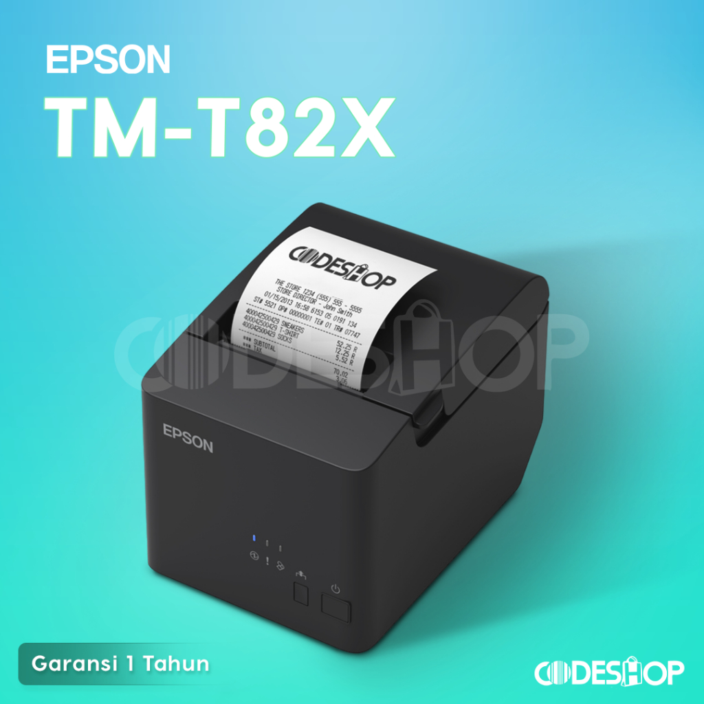 Jual Printer Kasir Direct Thermal Epson TMT82X TMT-82X TM-T82 X Printer Struk 80mm USB Serial ...