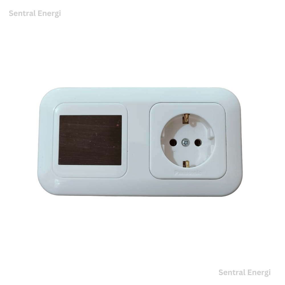 Jual Stop Kontak + Frame Saklar Seri Panasonic (NON CP) WEJP 11312-7 ...