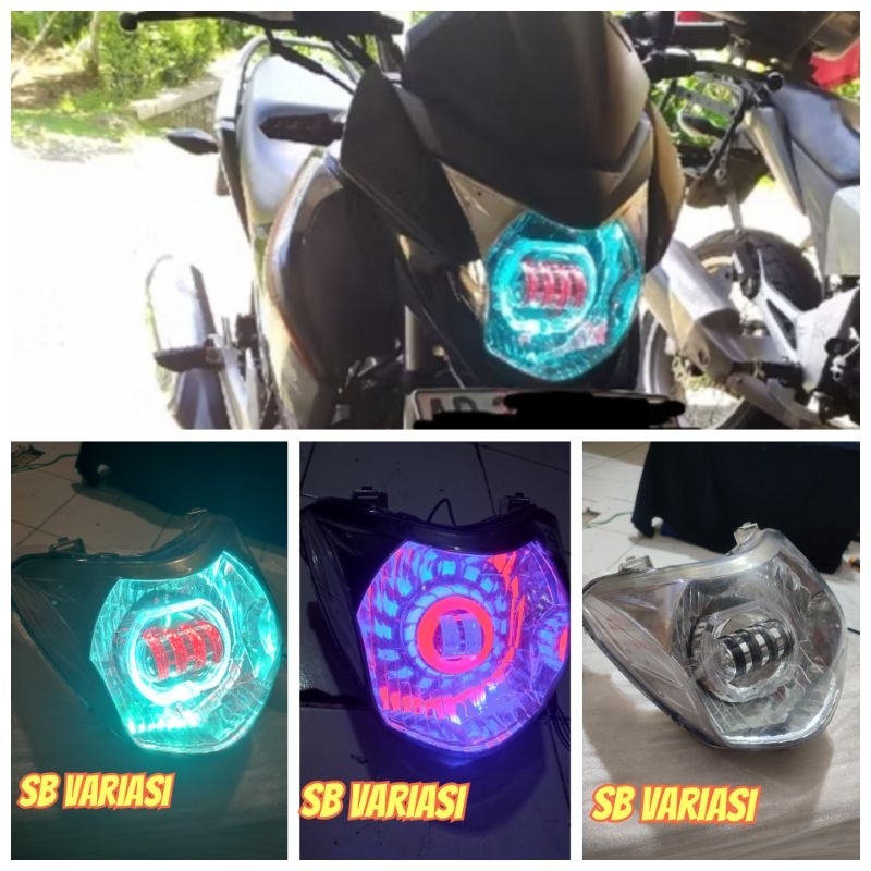 Jual reflektor Megapro monoshock plus PROGI Daymaker | Shopee Indonesia