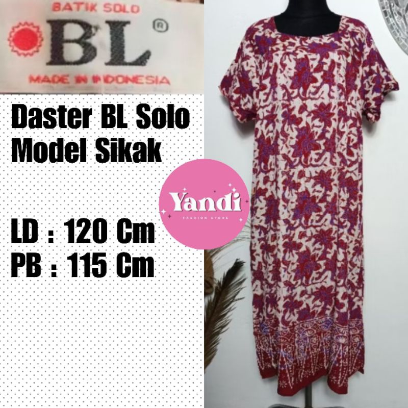Jual DASTER BL SOLO ORI BATIK CETAK MODEL SIKAK LD 120 CM | Shopee ...