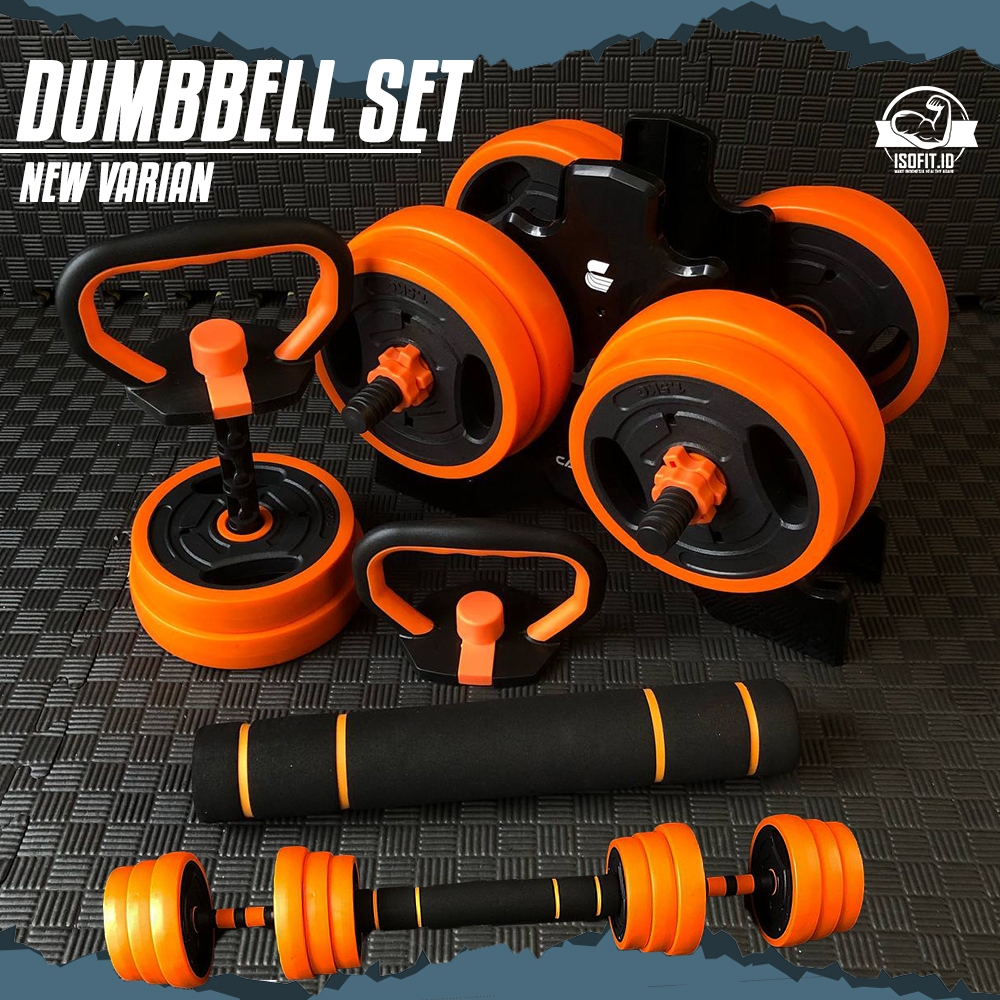 Jual Isofit.id DUMBELL SET SNJ03 & YLC01 / Barbel / Dumbbell Set / Alat Angkat Beban New Varian ...