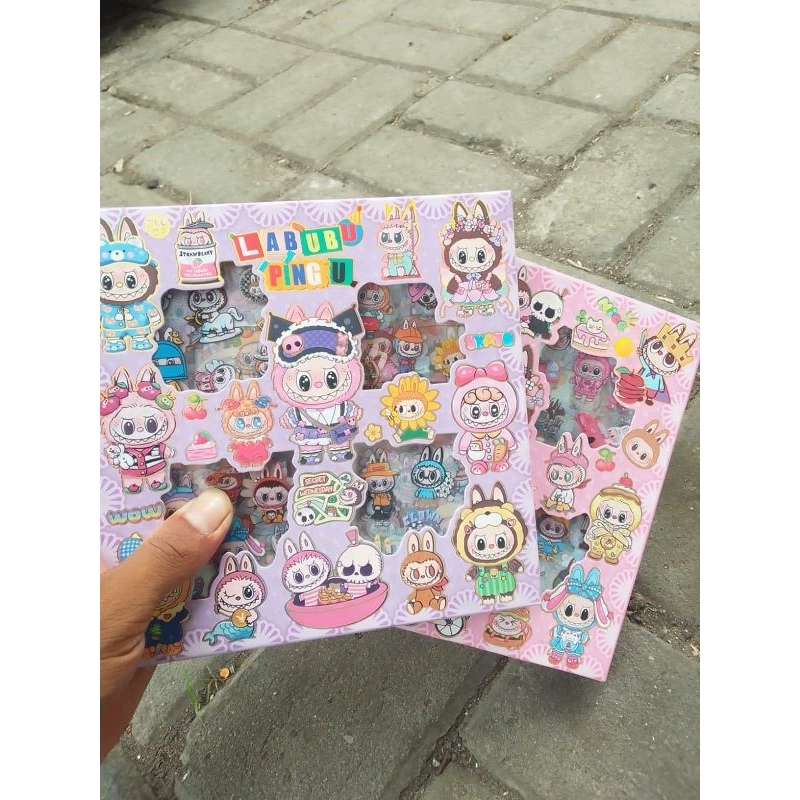 Jual Stiker Labubu Box 1 Box | Shopee Indonesia