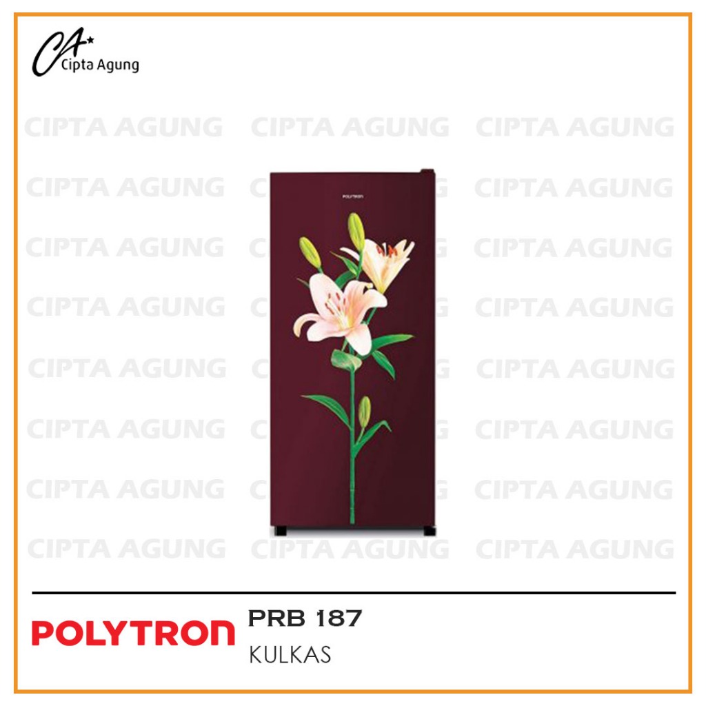 Jual KULKAS 1 PINTU 180 LITER POLYTRON PRB-187PR/LB / PRB 187 PR LB ...
