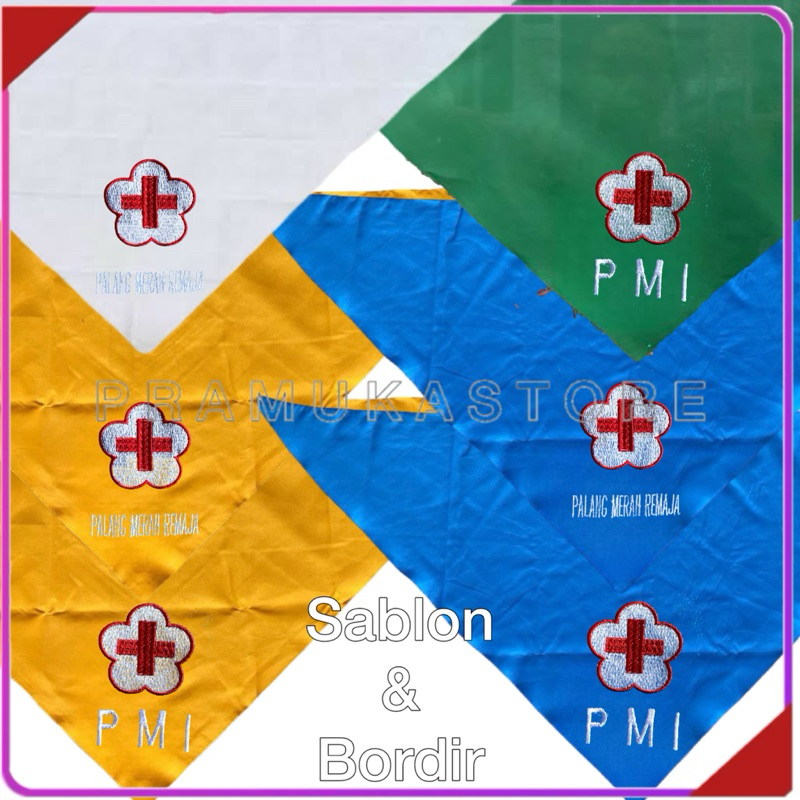 Jual Bijian syal pmr madya / syal PMR wira / syal pmi madya / slayer ...