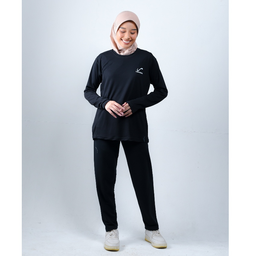 Jual Baju Olah Raga Cwe Muslim, Lari Gym Senam Yoga Running // Hamidah ...