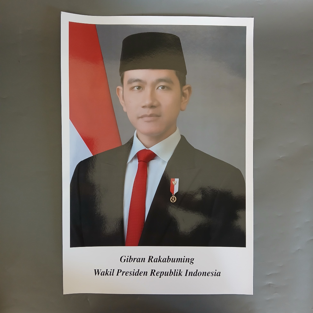 Jual Foto Wakil Presiden RI A3 - Poster Presiden RI - Poster Sekolah ...
