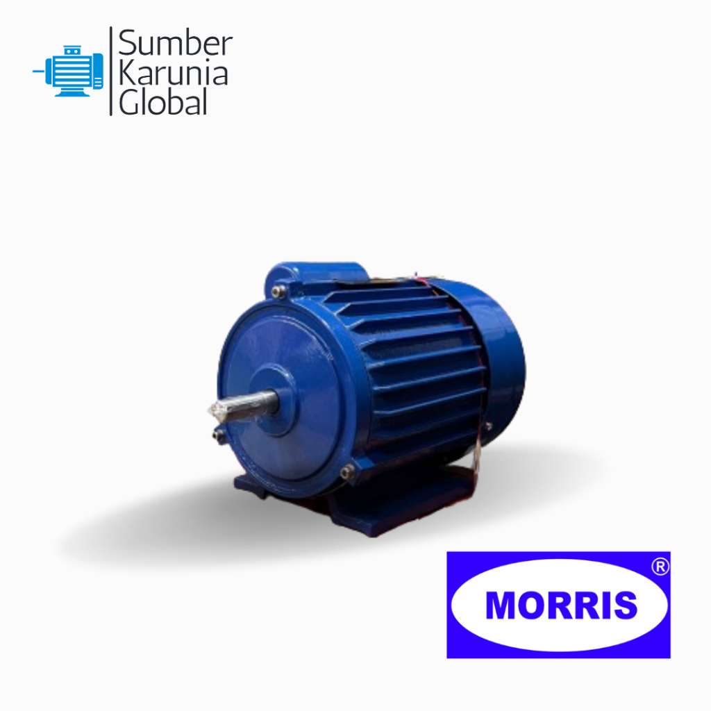 Jual Elektro Motor Morris 3/4 HP 1 Phase B3 4P 1400 RPM | Dinamo | Shopee Indonesia
