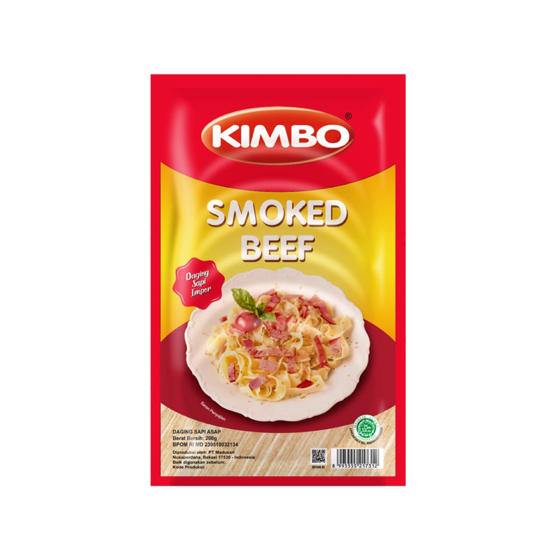 Jual KIMBO Smoked Beef 200 Gram | Shopee Indonesia