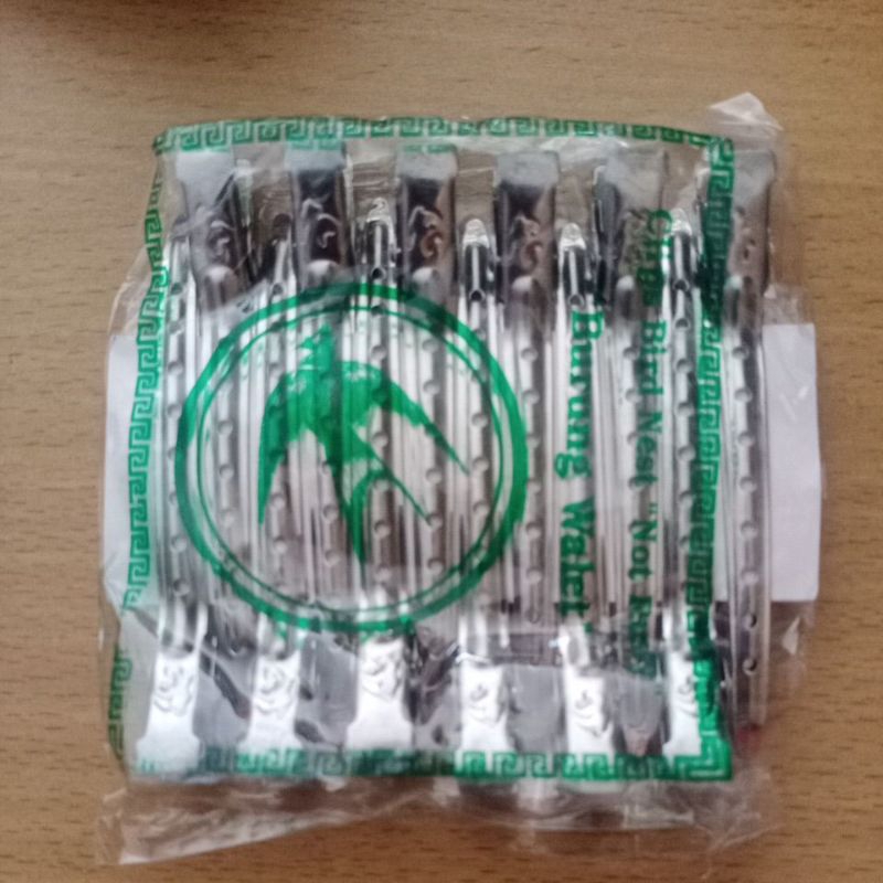 Jual Jepitan Stainless Besi Cap Burung Walet per pack ( 1 lusin ...