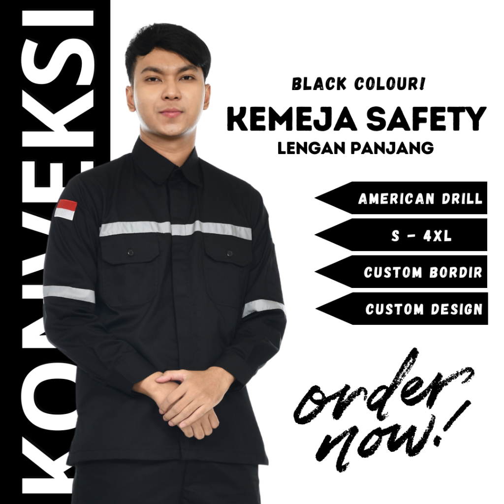 Jual JUMBO - Baju Wearpack Kemeja Safety K3 Proyek Tambang Lengan ...