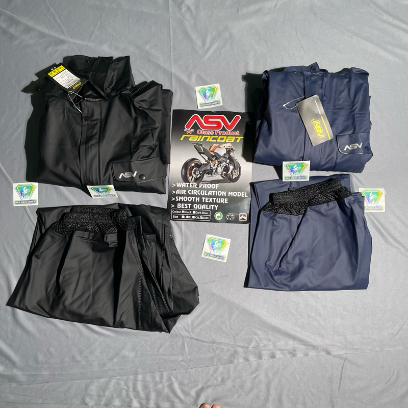 Jual Jas Hujan ASV Original Setelan Mantel Mantol Baju Jaket Celana ...