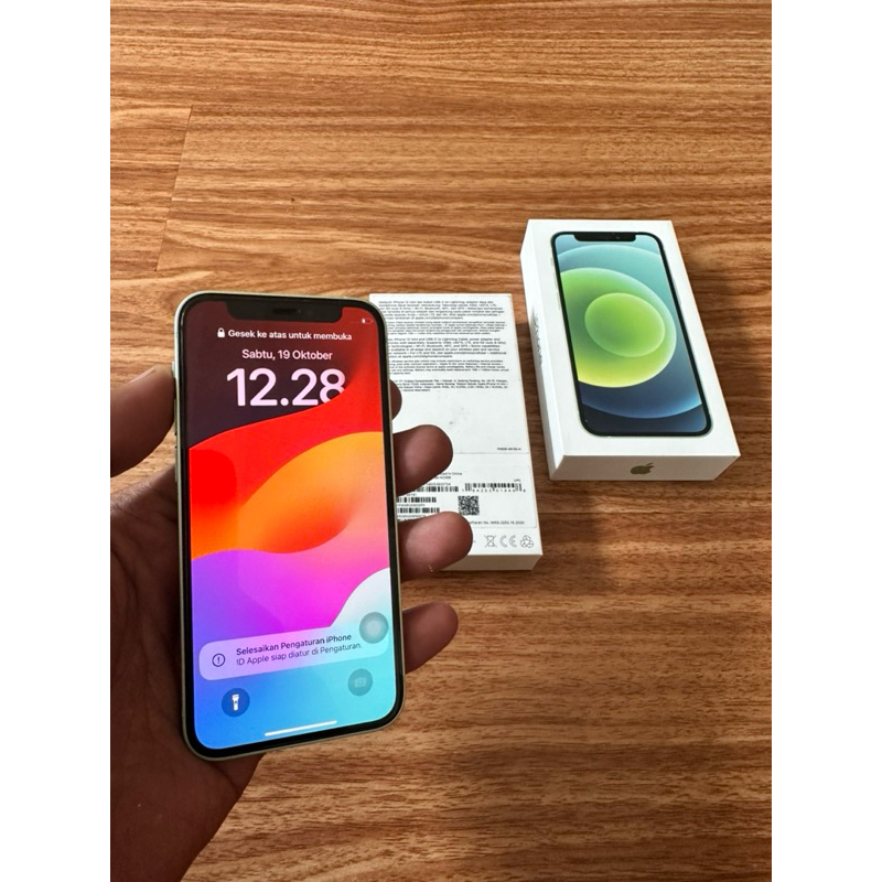 Jual Iphone 12 mini 64gb ex iBox Indonesia BH 90% Bebas Blokir IMEI | Shopee Indonesia