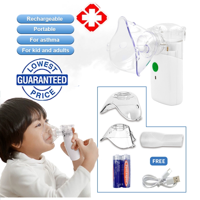 Jual Alat Terapi Pernapasan Handheld Inhaler Nebulizer Machine/Terapi Pernafasan Nebulizer Asma ...