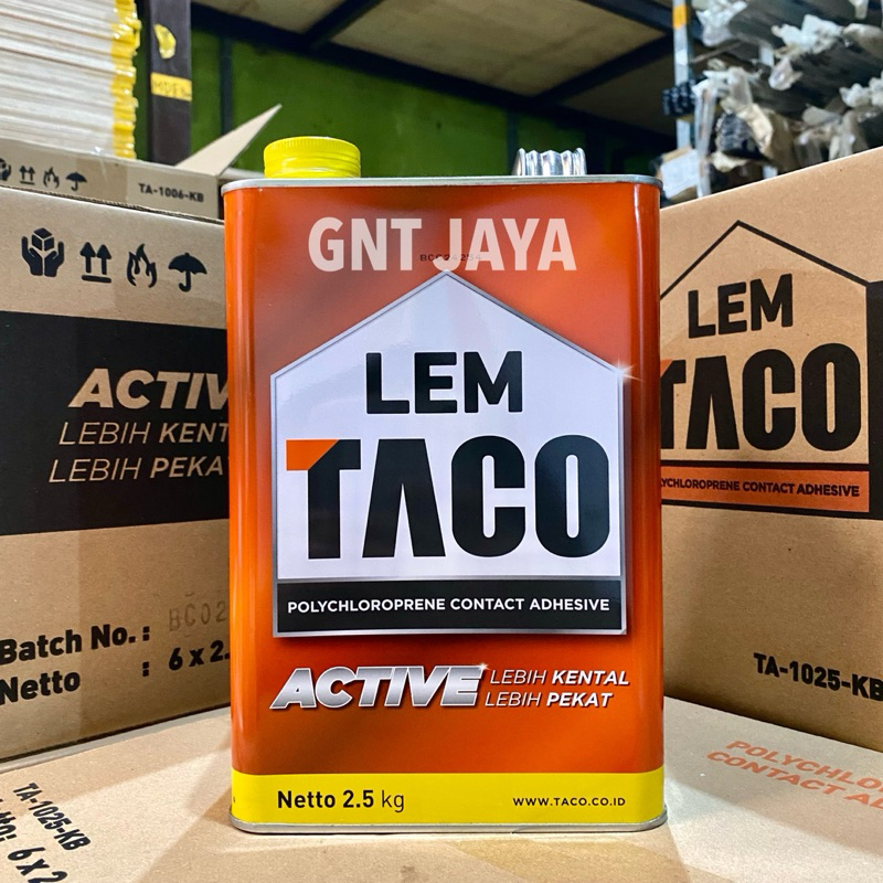 Jual Lem TACO ACTIVE 2,5kg lem hpl lem decosheet tacosheet furniture ...