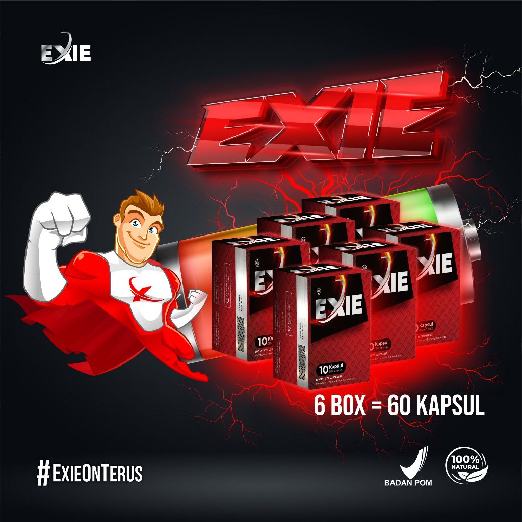 Jual Exie Kapsul Stamina Pria: Panax Ginseng, Tongkat Ali - Original ...