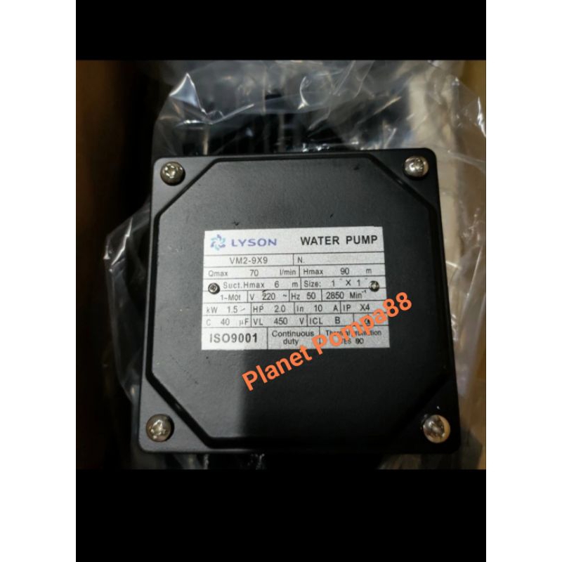 Jual POMPA LYSON VM2-9X9 220V / LYSON PLD 2-9 1phase / PLD 2-9 / 220V ...