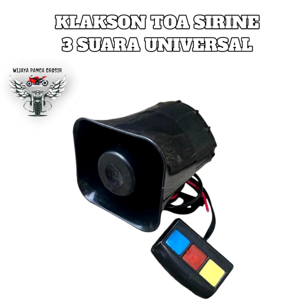 Jual KLAKSON TOA 3 MODE SUARA BISA UNTUK MOBIL DAN MOTOR \ KLAKSON ...