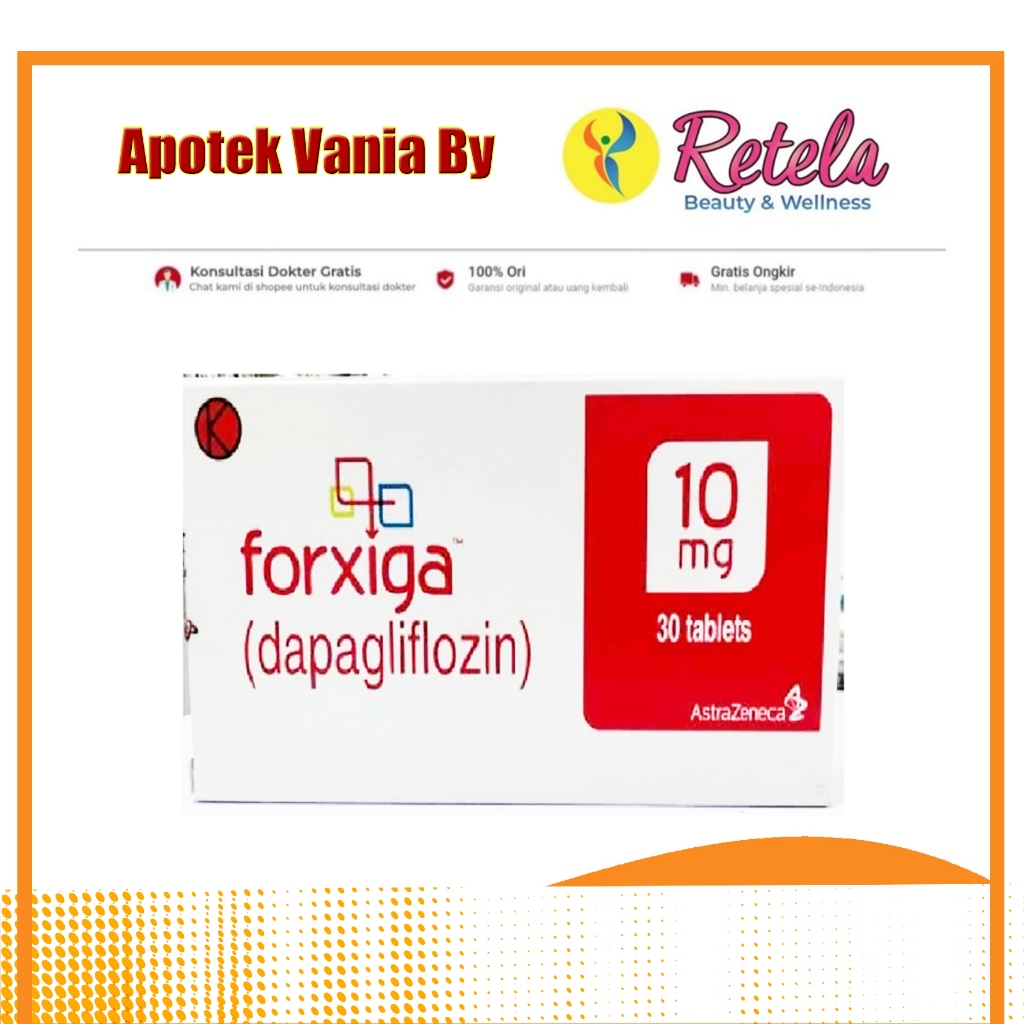 Jual FORXIGA 10 MG 1 BOX ISI 30 TABLET | Shopee Indonesia