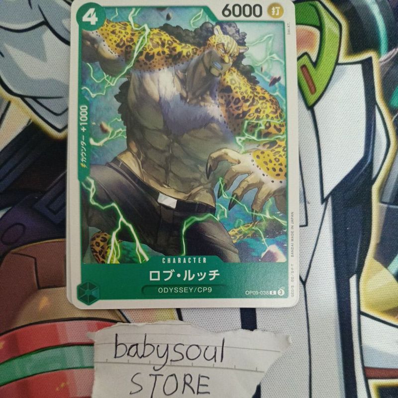 Jual Rob Lucci OP09-038 C - Kartu TCG One Piece Card Game | Shopee Indonesia