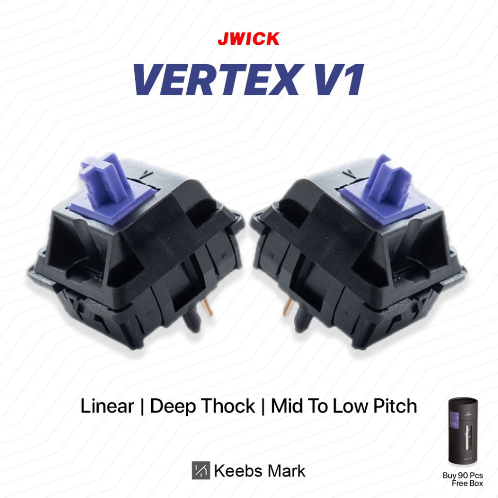 Jual Vertex V1 / V One Jwick Linear Switch Mechanical Keyboard | Shopee ...
