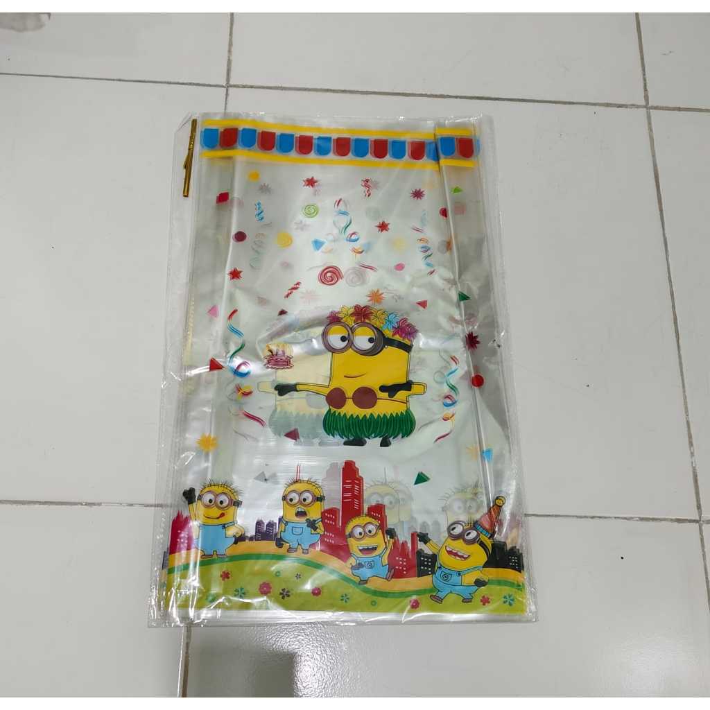 Jual Plastik Hampers Ulang Tahun CARS Party Bag Besar MINIONS 28x45 ...